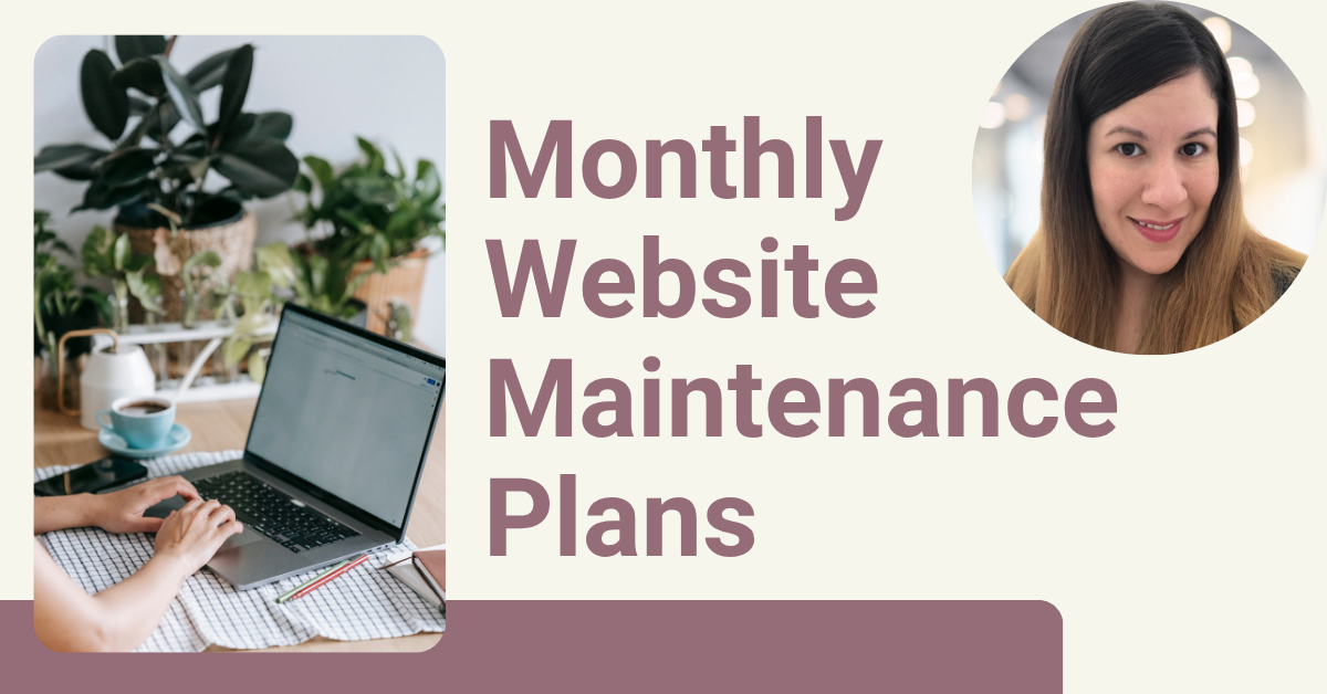 Monthly Website Maintenance Plans - Natasha Niya | Tech OBM